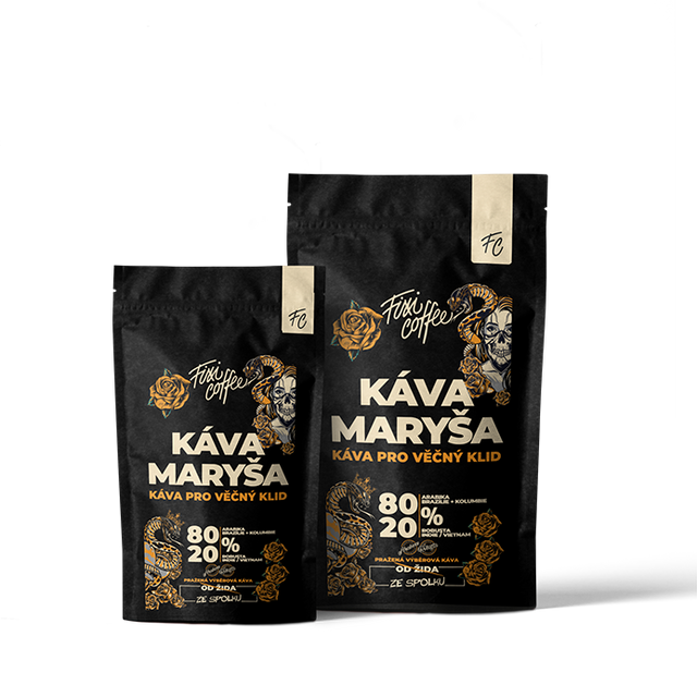 Fixi Coffee Maryša - dárková káva zrnková, mletá i v kapslích